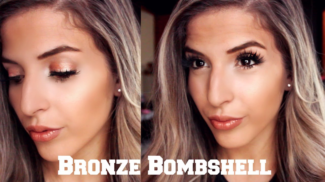 Bronze Bombshell| Sweatproof Summer Makeup Tutorial - YouTube