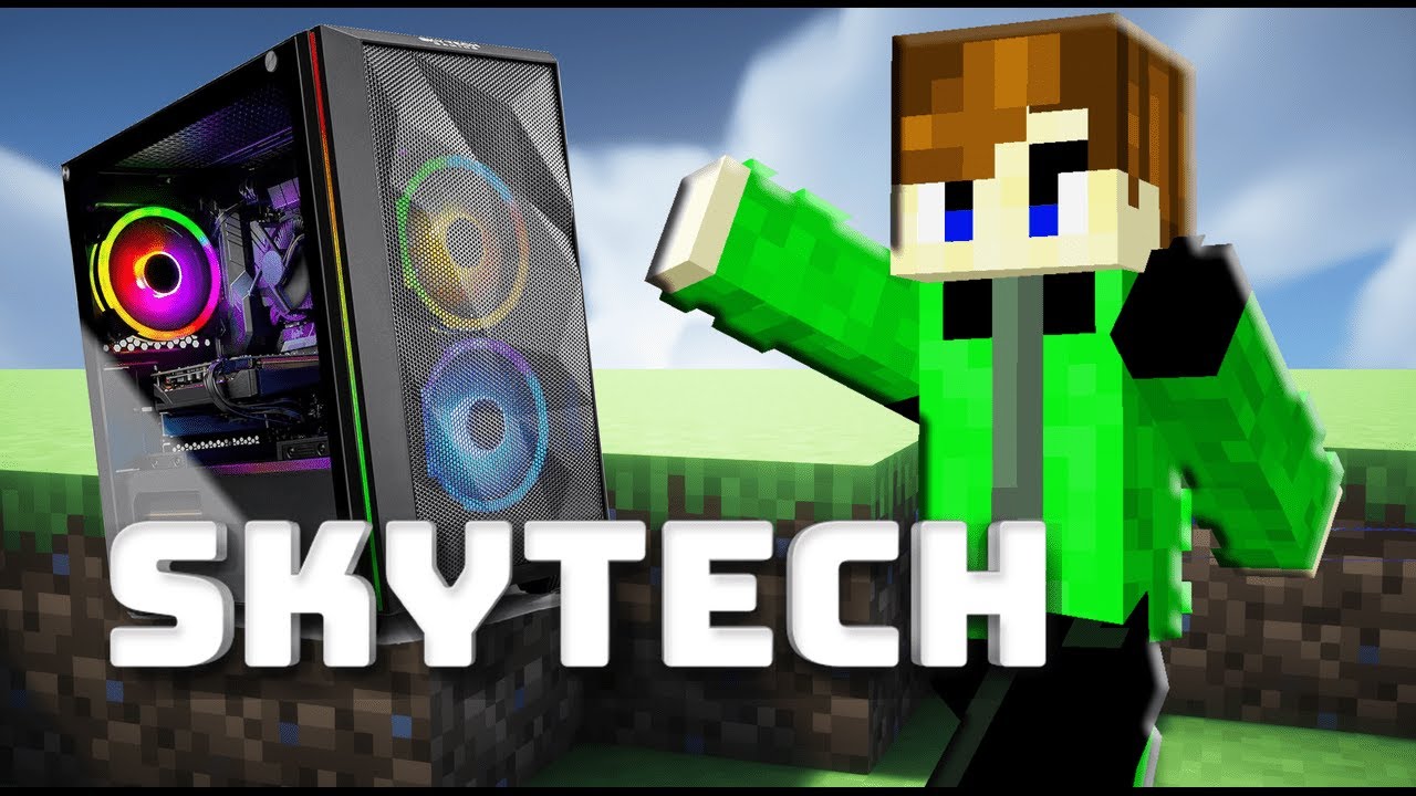 Minecraft with the SkyTech gaming PC - YouTube