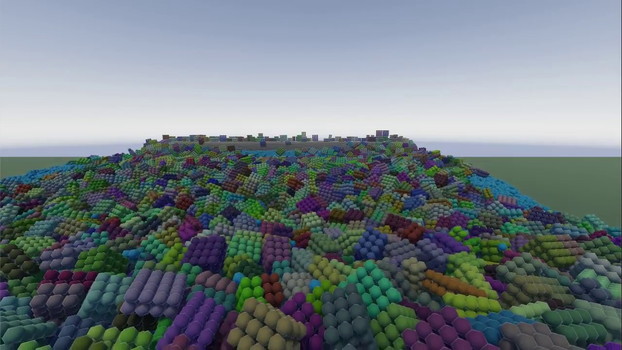 Particle Sandbox - 5000 Rigid Bodies in fluid - YouTube