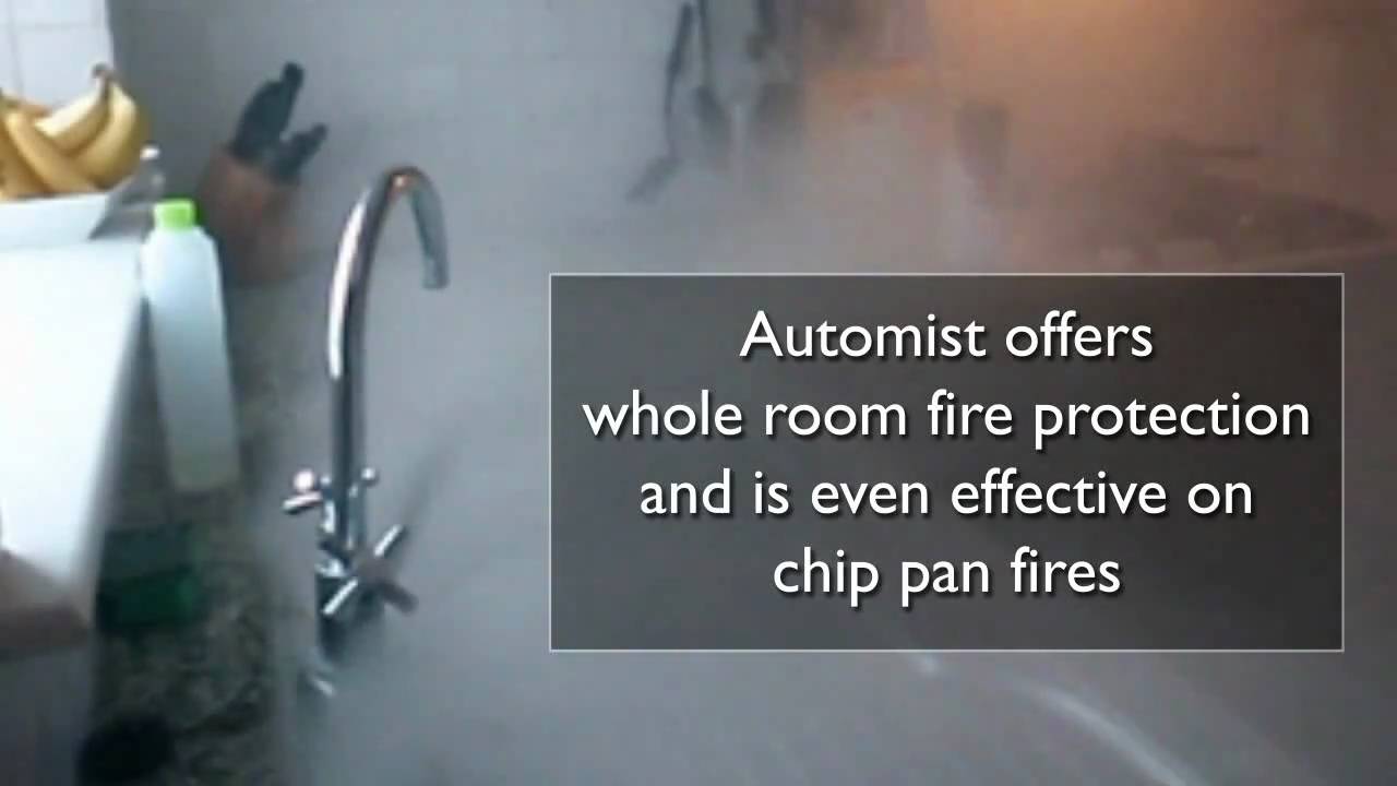 This is Automist - a fire safety device for the home - YouTube