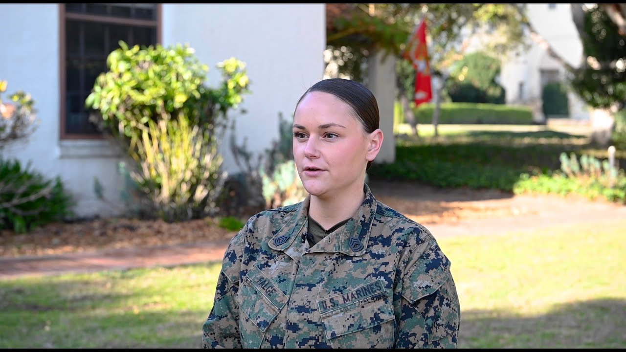 2024 Fall Graduate Profile - Gunnery Sgt. Alyssa Falge, U.S. Marine ...