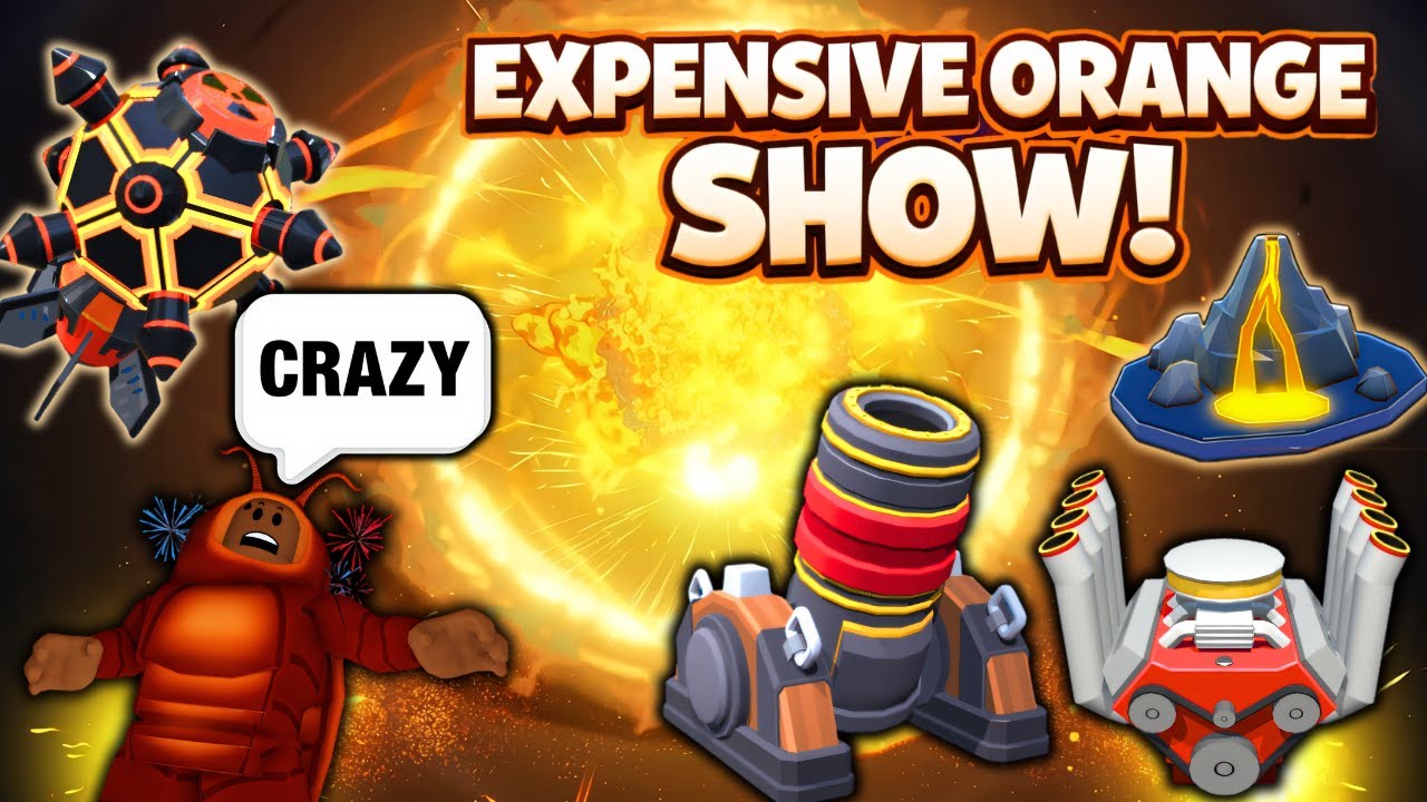 EXPENSIVE ORANGE FIREWORK SHOW IN ROBLOX! (Fireworks Playground) - YouTube