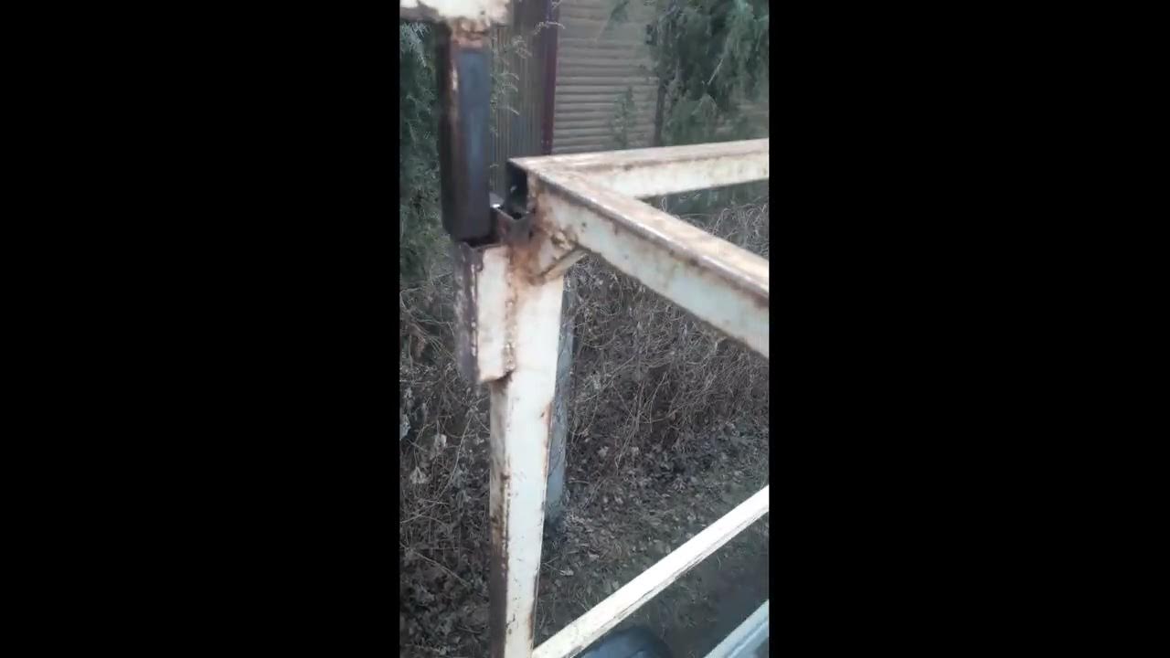 Каркас для прицепа. - YouTube