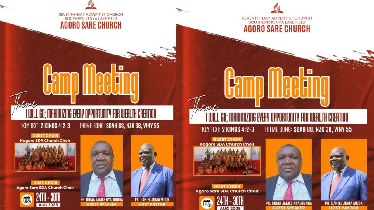 DAY 2|||Agoro Sare SDA Church||Camp meeting 2025|| - YouTube