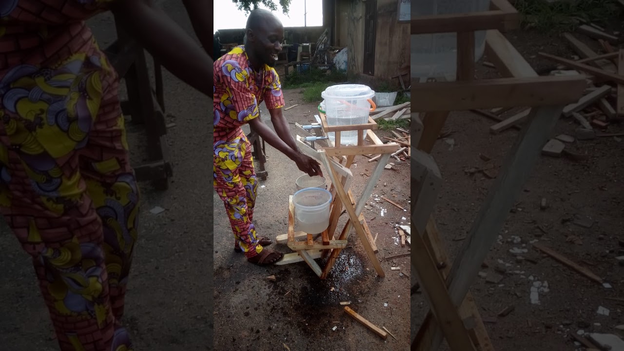 Manual wooden tap stand(08059397073) - YouTube