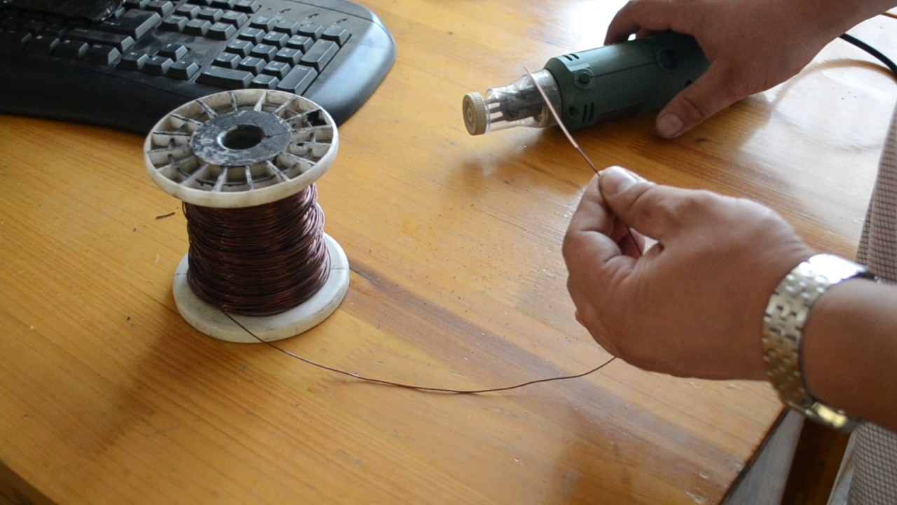 Varnished Copper Wire Stripping Machine Enameled Copper Wire Stripper ...