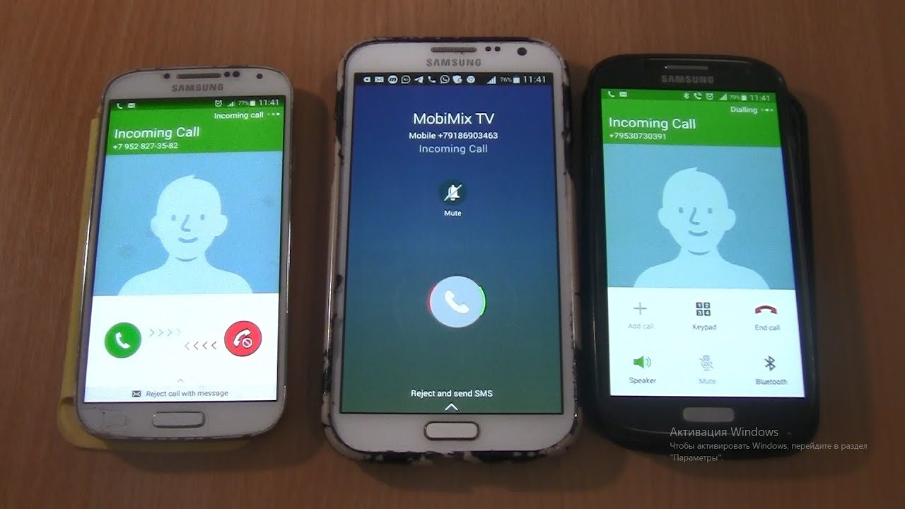 OPPO on Samsung Galaxy Note 2 incoming call via Fake call+2 S4 cover Incoming call &Outgoing ...