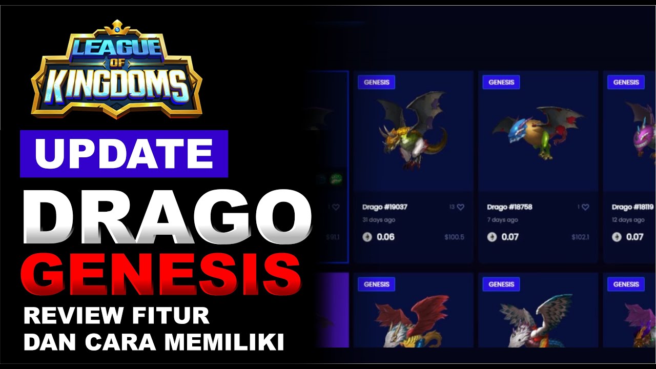 DRAGO GENESIS LEAGUE OF KINGDOMS, INFORMASI FITUR UPDATE, DRAGO BENEFIT ...
