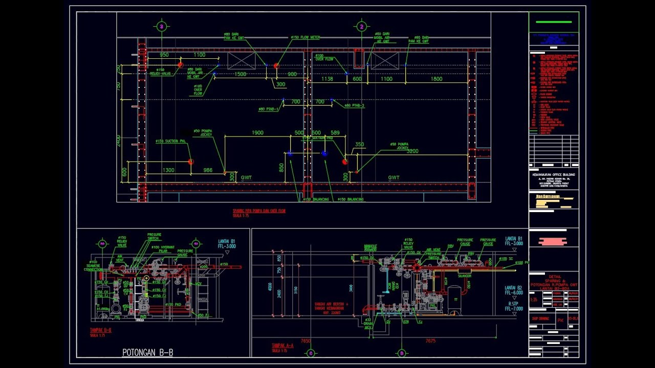 PEMASANGAN SPARING PIPA MEKANIKAL HYDRANT PLUMBING GWT - YouTube