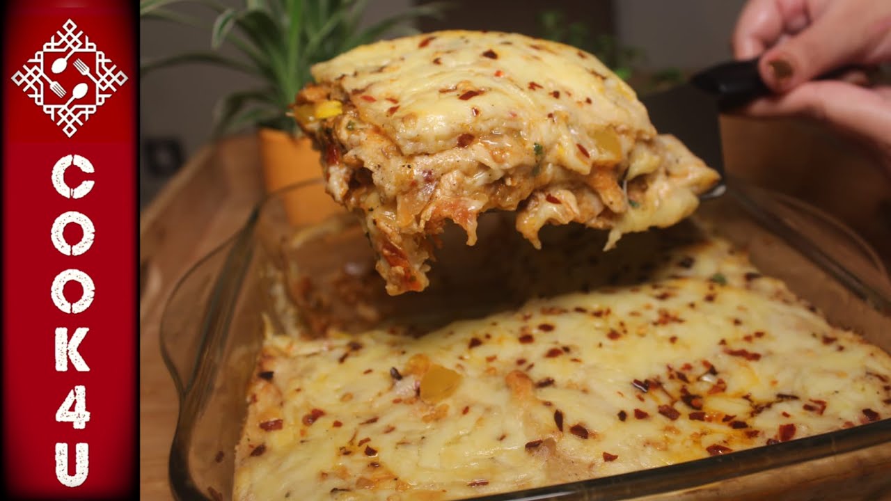 Chicken Bread Lasagna Recipe | Bread Chicken Lasagna recipe with white sauce |Chicken Lasagne ...