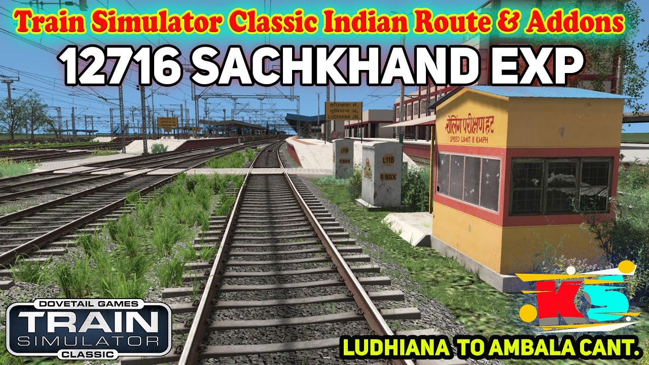 🔴 🚂 🚦 Northern Railway v1 🚦 12716 Sachkhand Express 🚦Journey LDH-UMB 🚦 ...