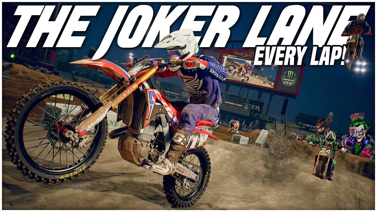 I took the JOKER LANE EVERY LAP at the Monster Energy Cup! (Supercross ...
