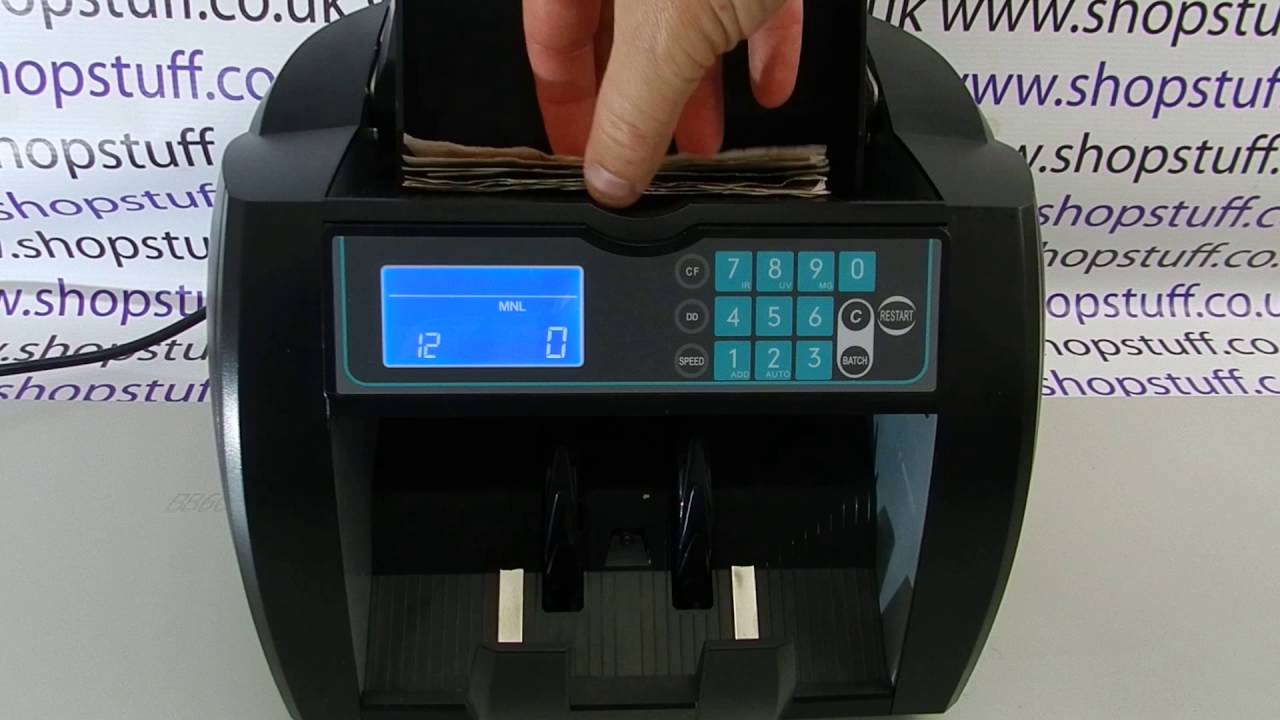 NCS 900 Bank Note Counter Bank Note Counting Machine - YouTube