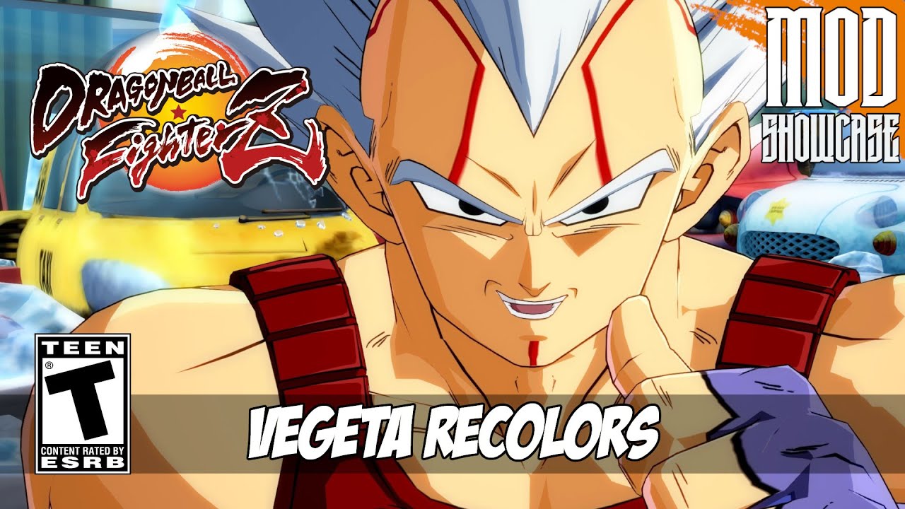 Vegeta Recolor - Dragon Ball FighterZ Mods [PC - HD] - YouTube