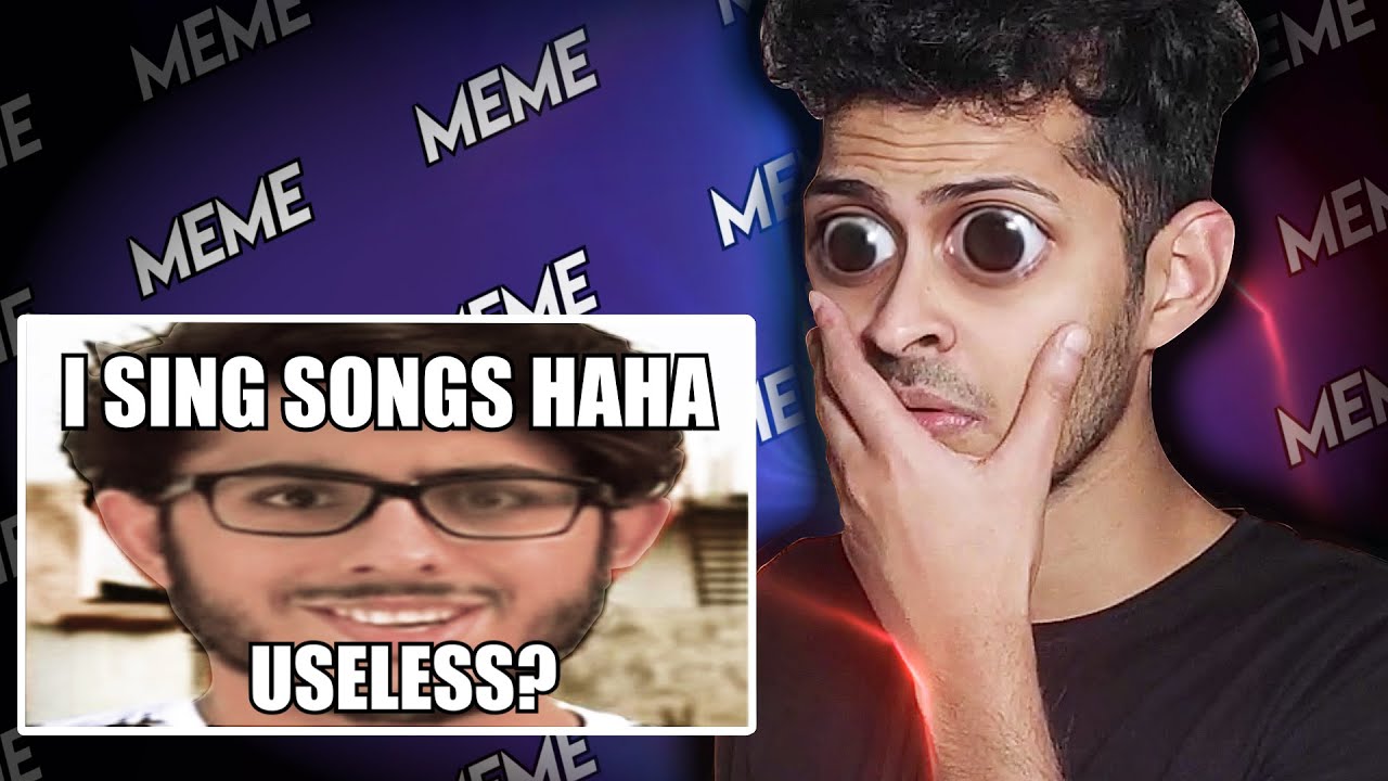 @CarryMinati Should Stop Singing Songs? 😳 Memes 3.0 - YouTube