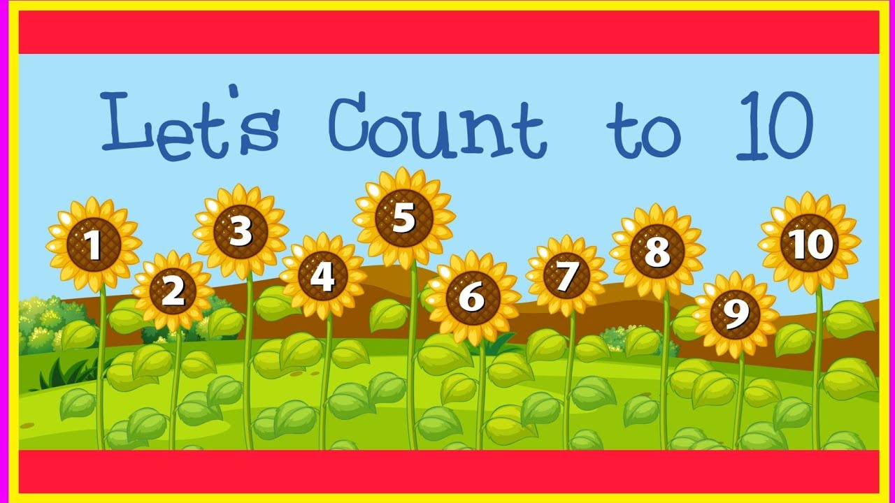 counting 1 to 10 with objects |learn counting for preschool |123 ...