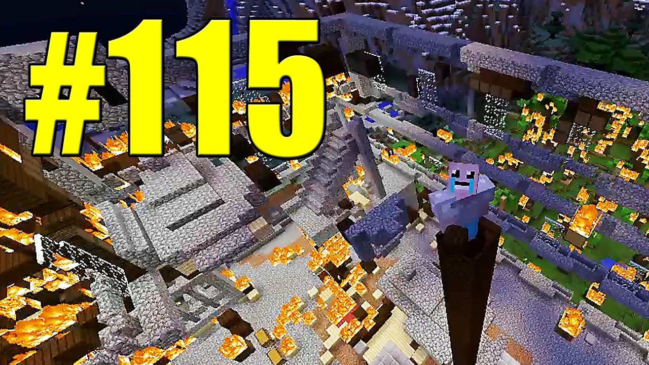 Minecraft Equipe Survival #115 - QUEIMANDO A MANSÃO DA FLORESTA - ft ...