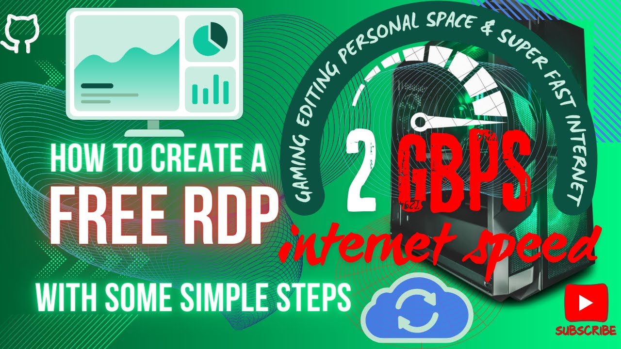 HOW TO CREATE FREE RDP WITH 2GBPS INTERNET SPEED | PERSONAL SPACE ...