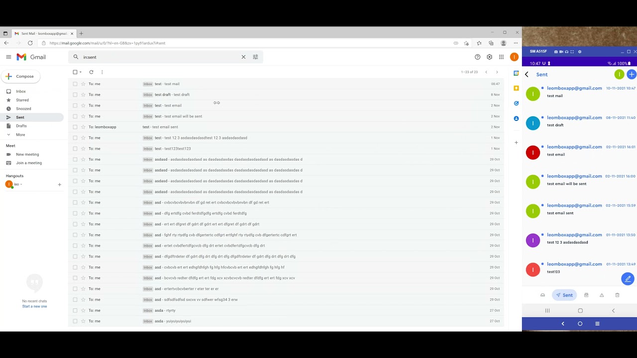 gmail api verification test usage video - YouTube