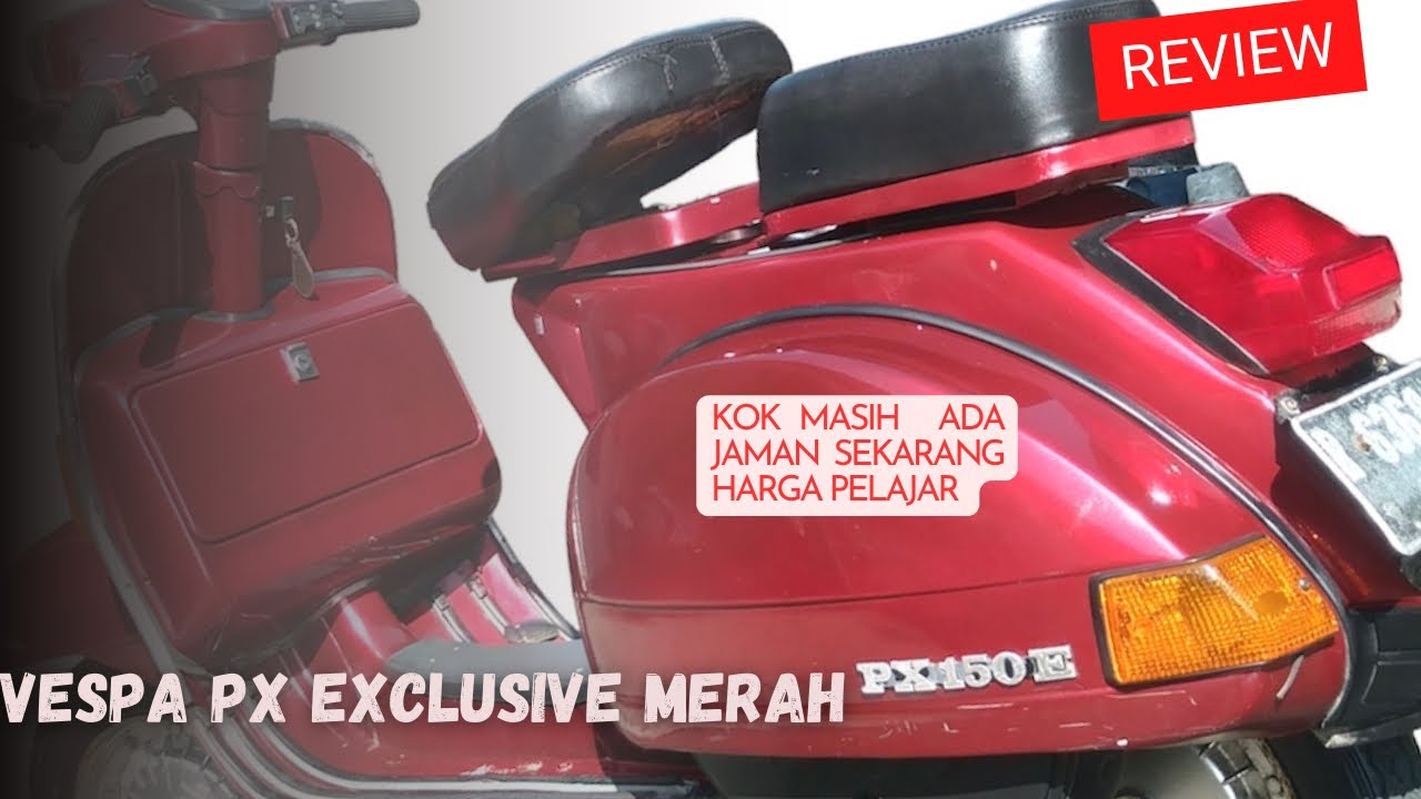 Vespa P150X Exclusive 1985 - YouTube