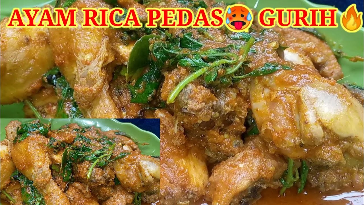 RESEP AYAM RICA-RICA DAUN KEMANGI TERENAK DAN PEDAS 🔥Tapi Nagih. #MAMAH ...