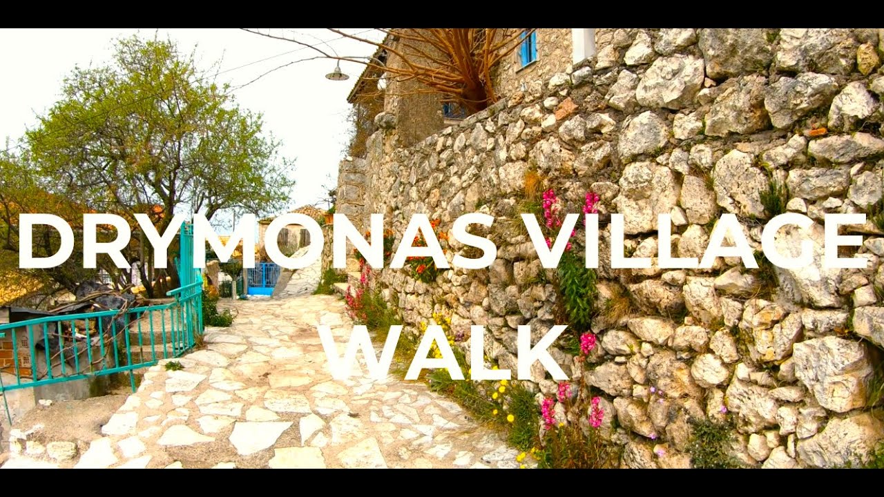 Walk Tour, Drymonas Mountain, Village Lefkada, Greece - YouTube