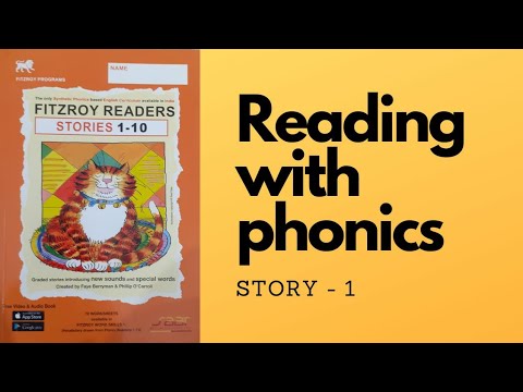 Fitzroy Readers story-1 A fat cat|Reading with phonics|Blending of ...