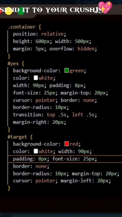send this short to your crush. HTML and CSS tutorial. #html #css #web # ...