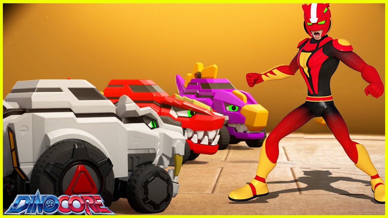 Siêu nhân Dinocore | Hoạt hình Dinocore mùa 3 Tập 6 -9 Full | Dinosaur ...