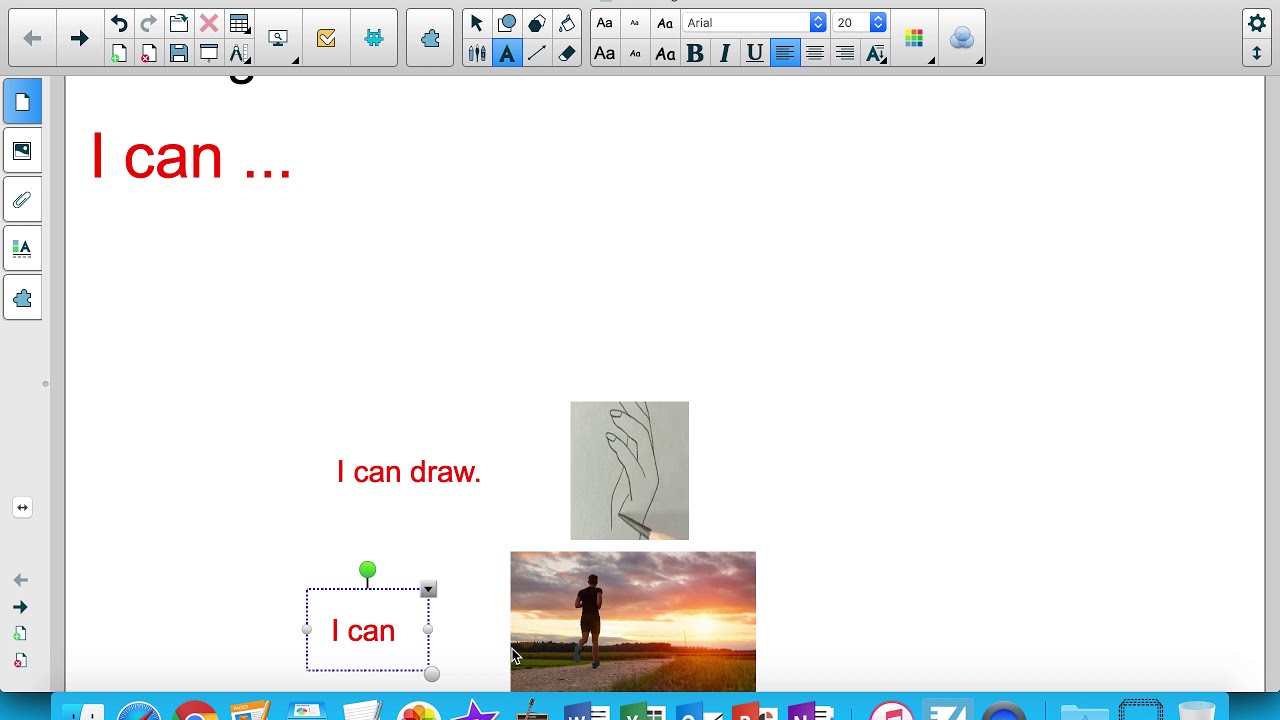 Writing simple sentences (I can ...) - YouTube