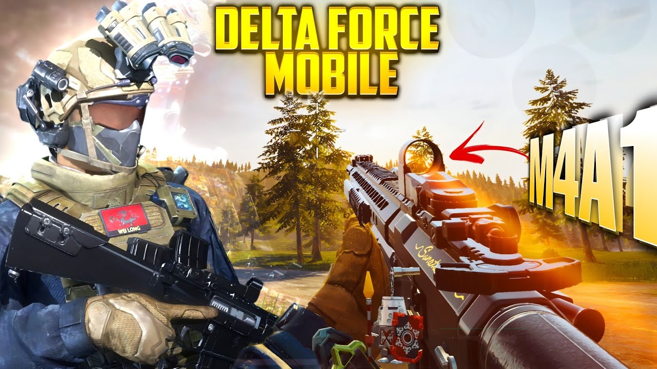DELTA FORCE MOBILE GAMEPLAY DE M4A1 NA MELHOR BUILD + DOWNLOAD APK DELTA FORCE MOBILE - YouTube