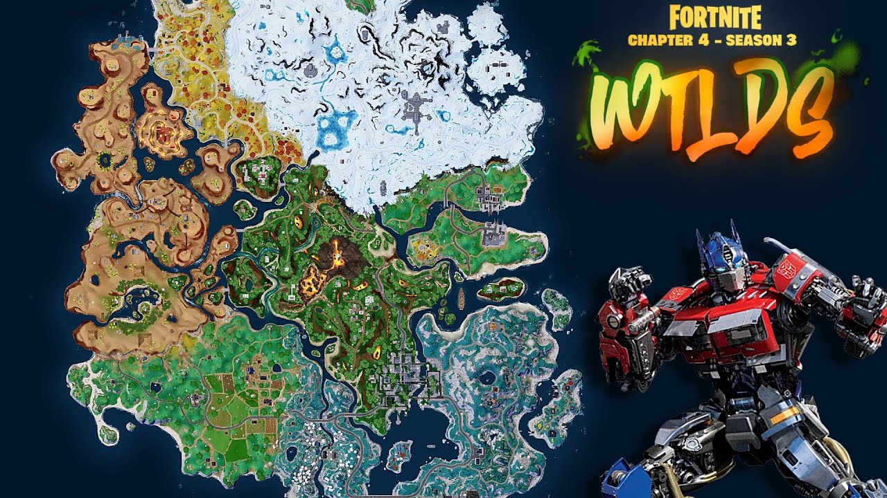 FORTNITE WILDS! Chapter 4 Season 3 Map Concept - YouTube