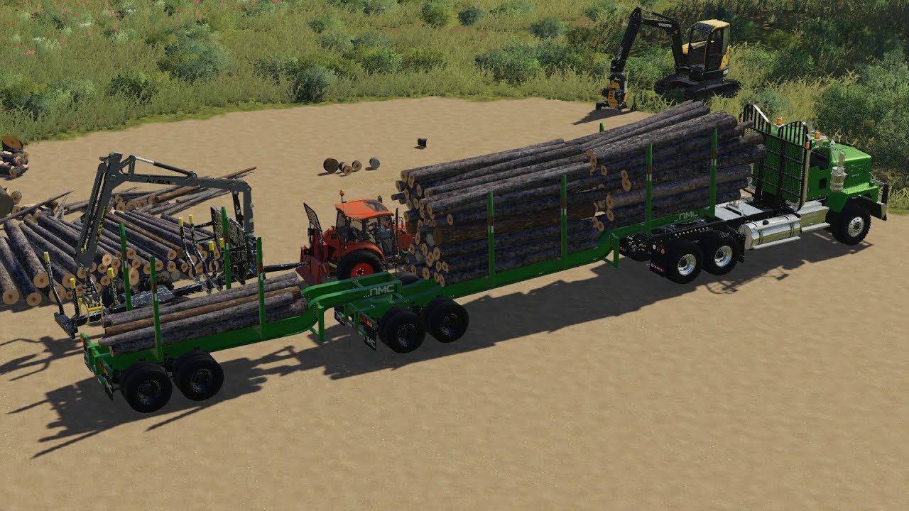 Processing and Loading! Logging Industry Farming Simulator 19 - YouTube