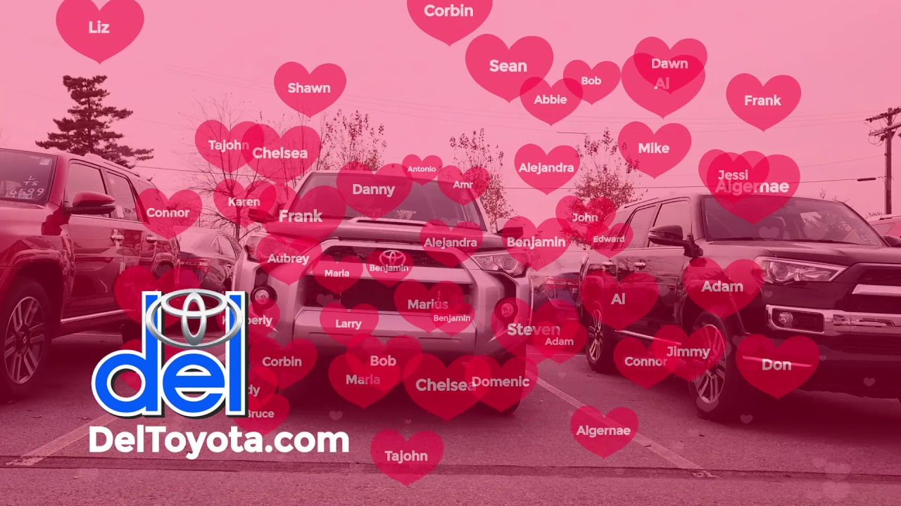 It's the Valentine's Day Sales Event at Del Toyota! - YouTube
