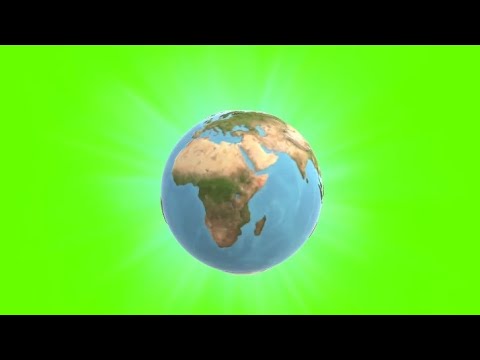 Earth spinning green screen #earth #spinning #greenscreen - YouTube