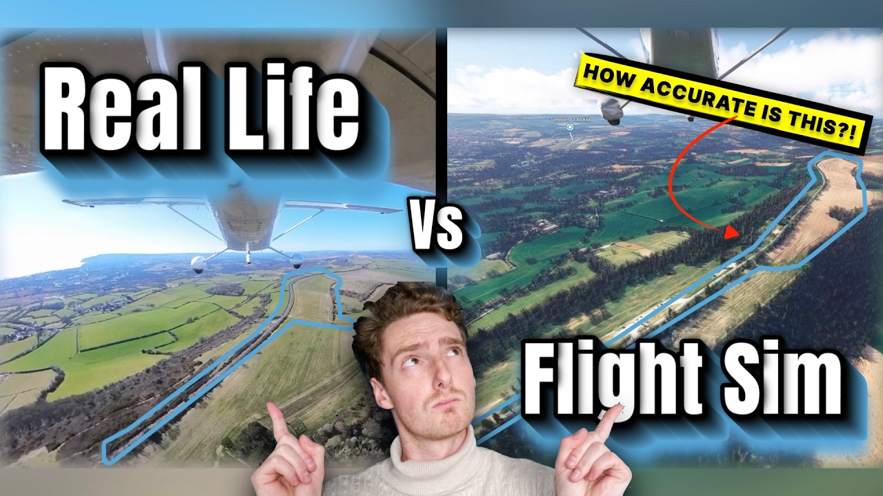 Microsoft Flight Simulator OR Actual Real Life Footage? Sandown Isle Of ...
