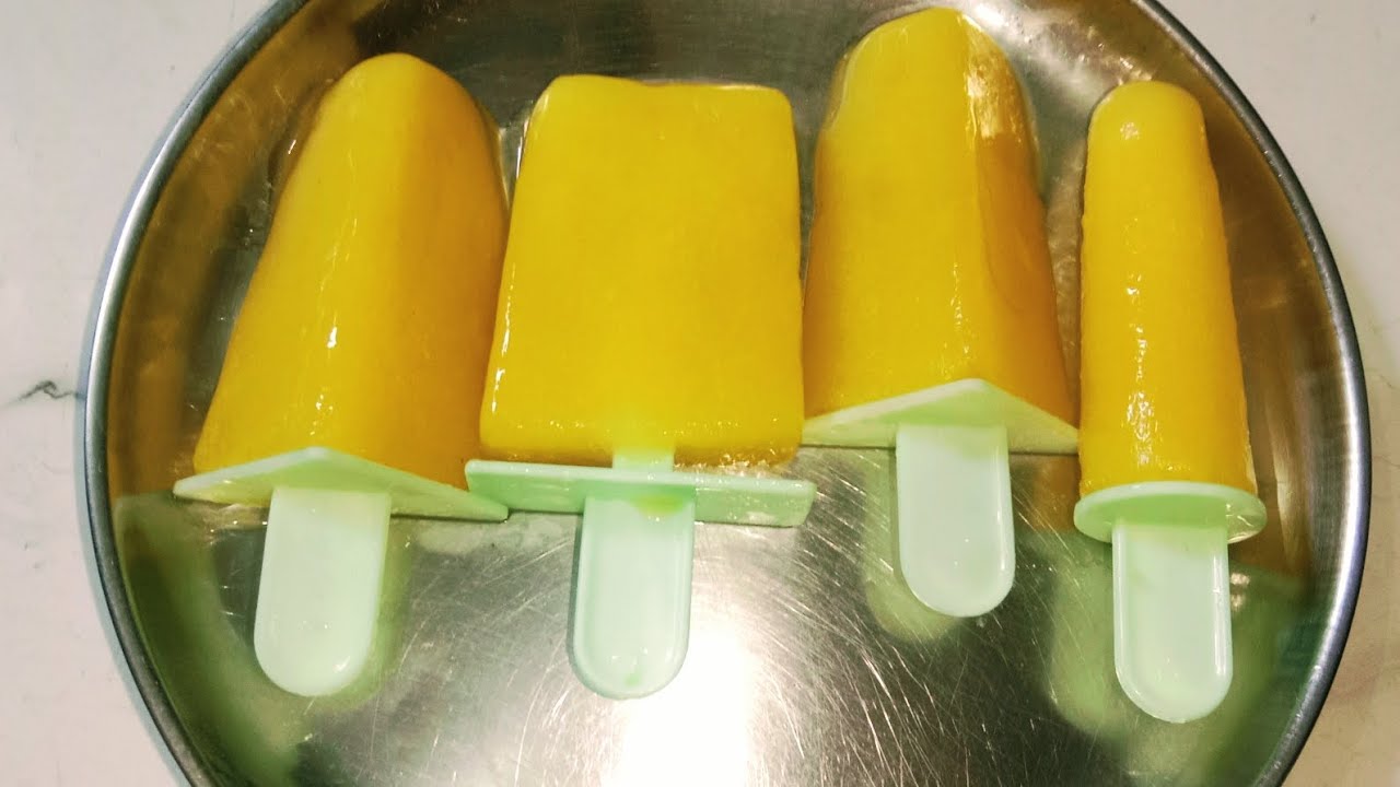 How to make ice cream / mango ice cream recipe / Summer special cold ...