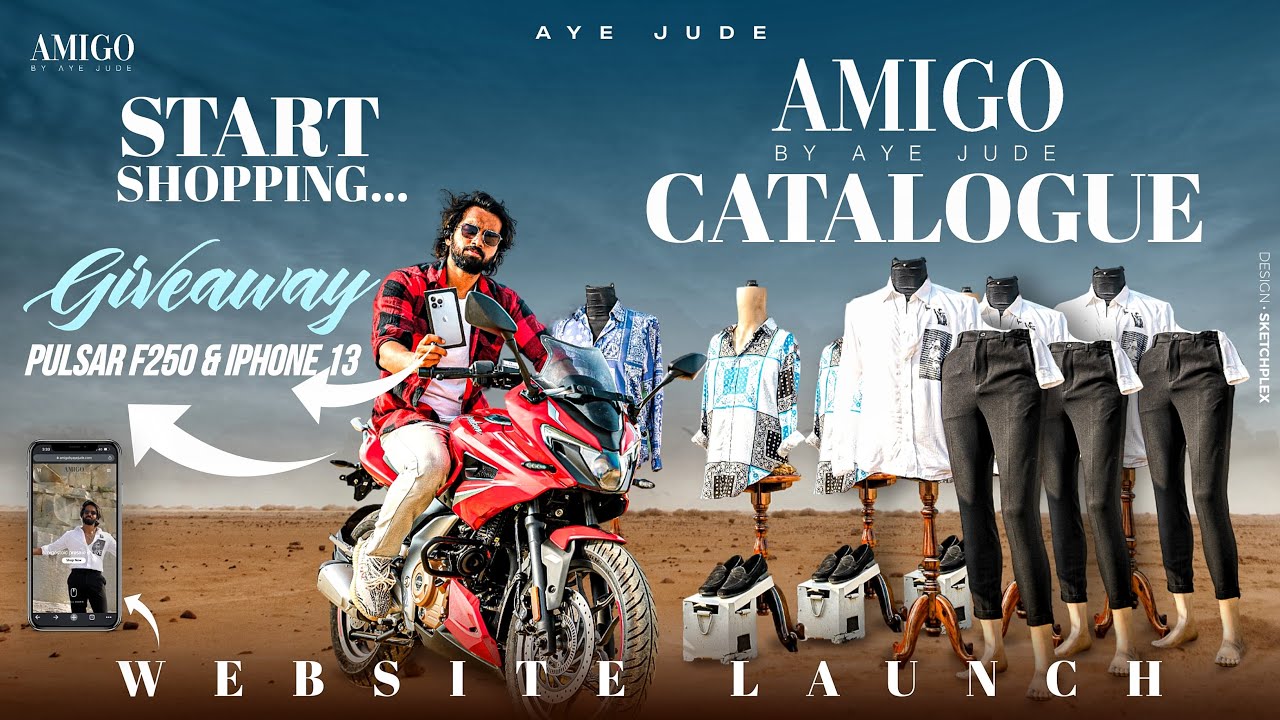 Amigo Brand Fashion Catalogue DISPLAY | Website Is Live | Bike & iPhone ...