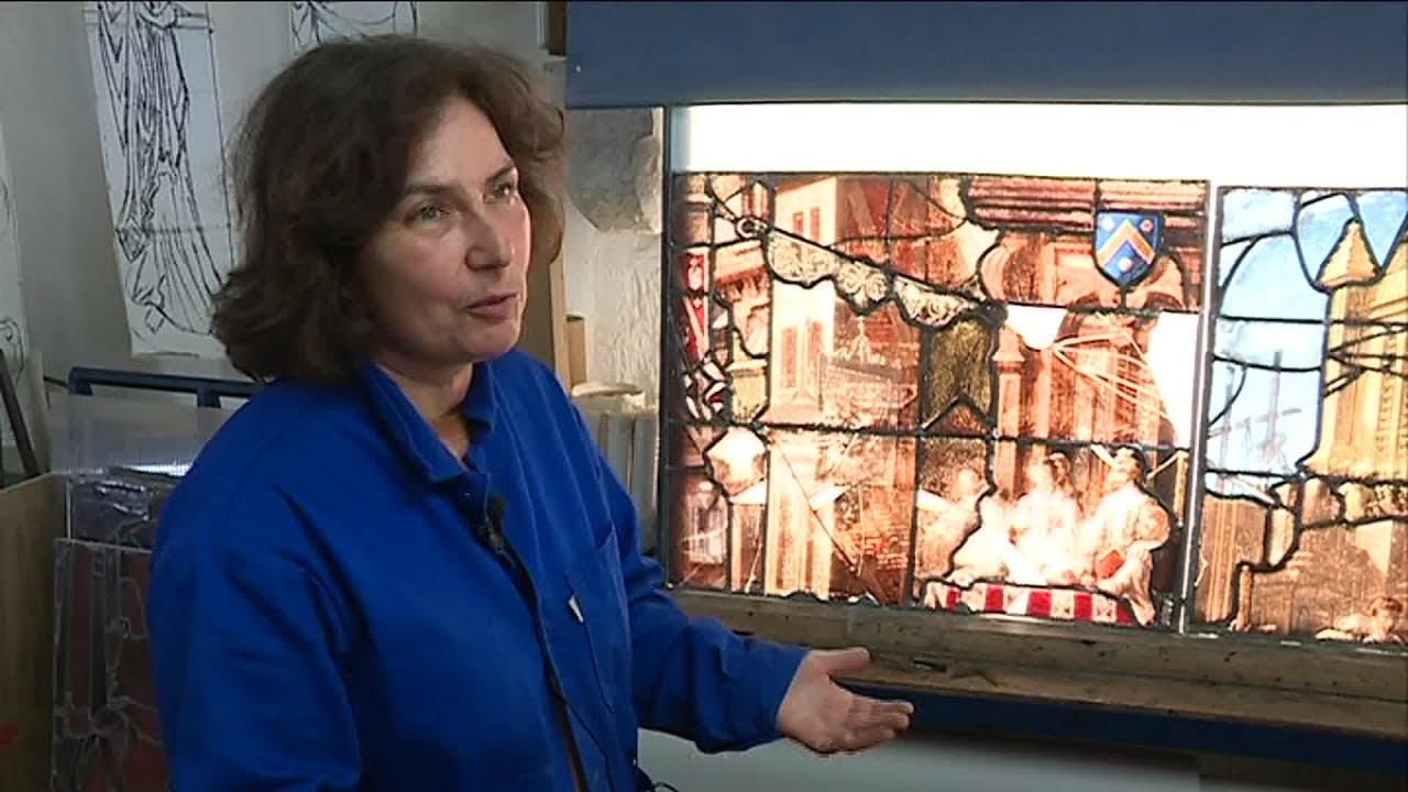 Tusson : Anne Pinto restaure les vitraux de la cathédrale du Havre ...