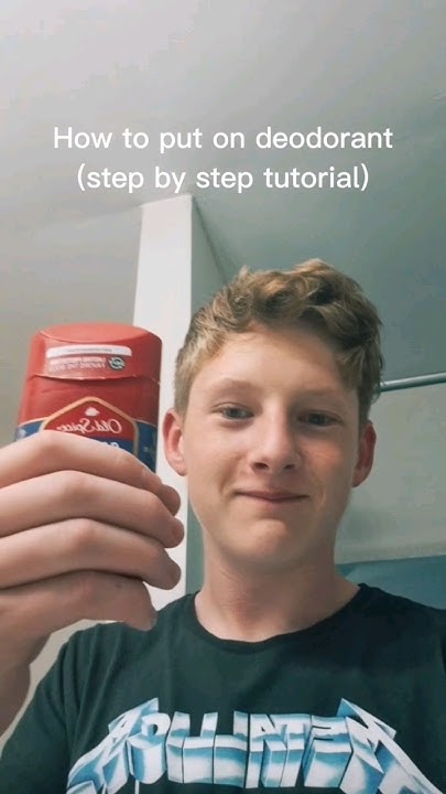 How to put on deodorant (Step by Step tutorial) 👍 - YouTube