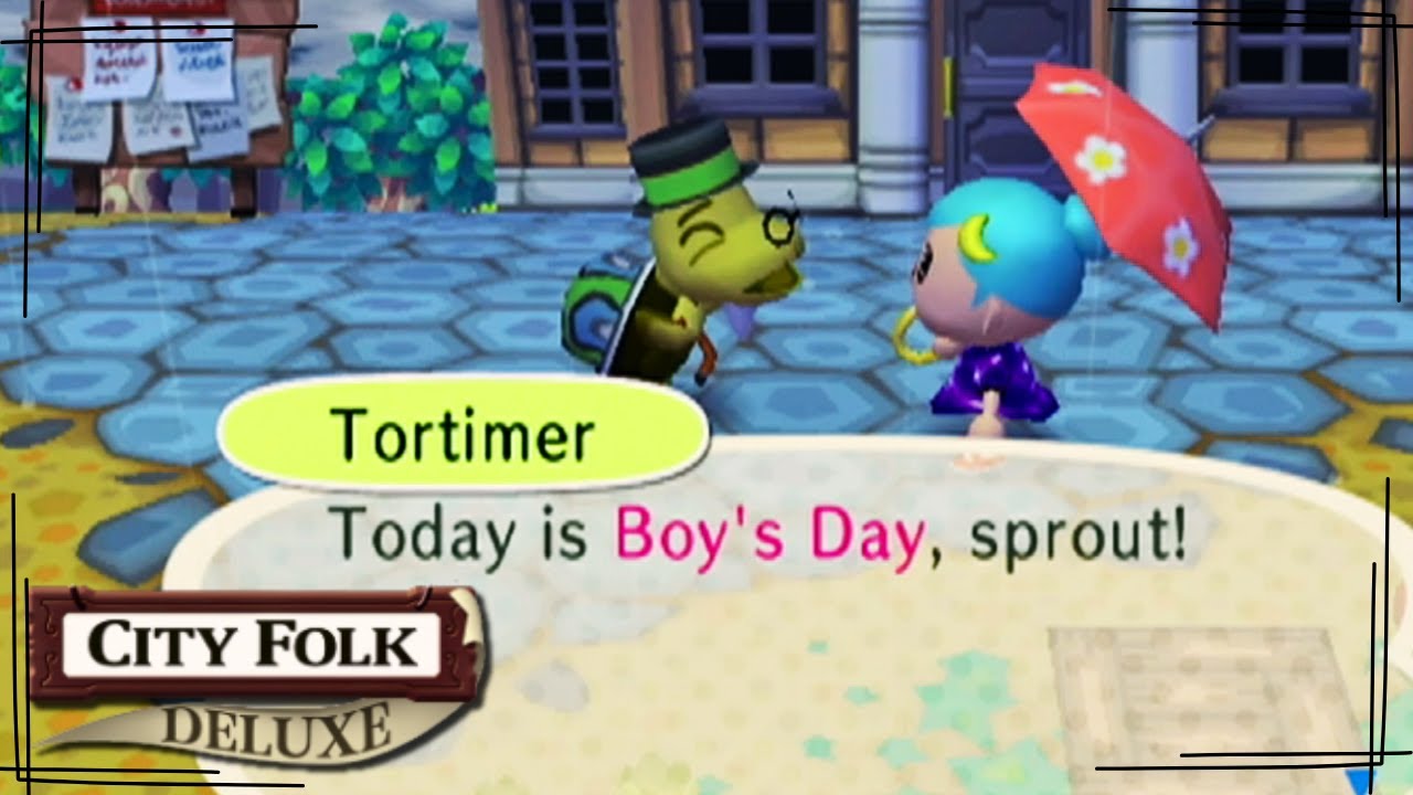 A Cute Gift From Tortimer! | Animal Crossing City Folk Deluxe Ep 27 ...