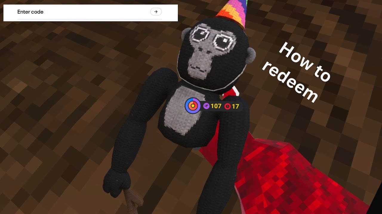 How to redeem your gorilla tag plushy code in 5 minutes - YouTube