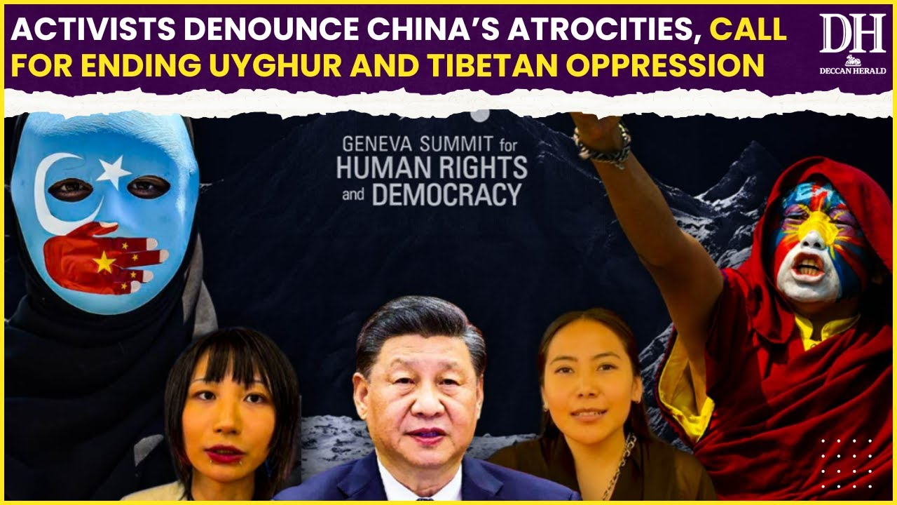 Activists denounce China’s atrocities, call for ending Uyghur and ...