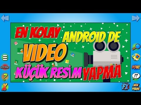VİDEO KAPAK RESMİ MONTAJ VE NASIL YAPILIR ANLATIMI(ANDROİD)