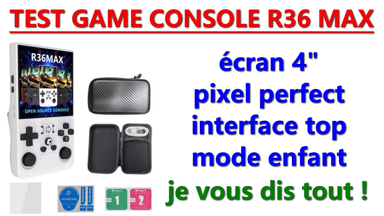 TEST GAME CONSOLE R36 MAX - une R36 en pixel perfect 👍👍 - YouTube