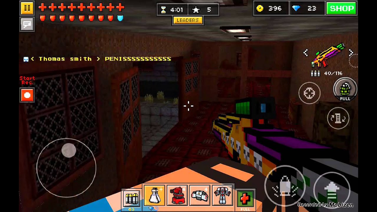 Pixel Gun 3D Silent School out of map glitch - YouTube