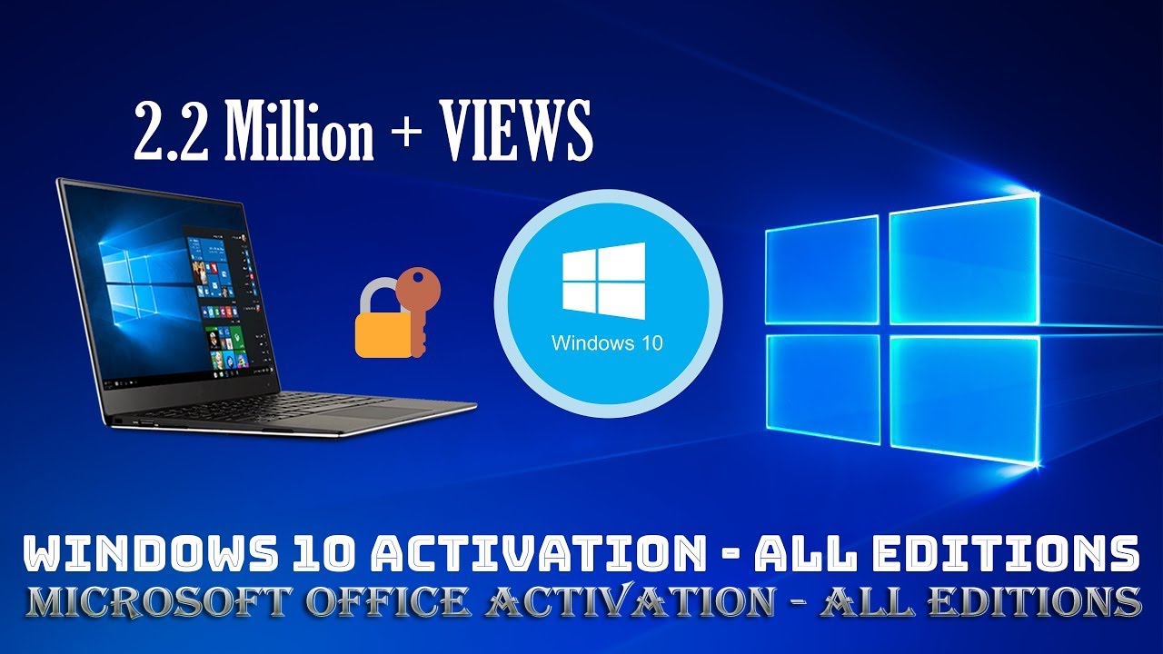 How to Activate Windows 10 & Microsoft Office 2016. - YouTube