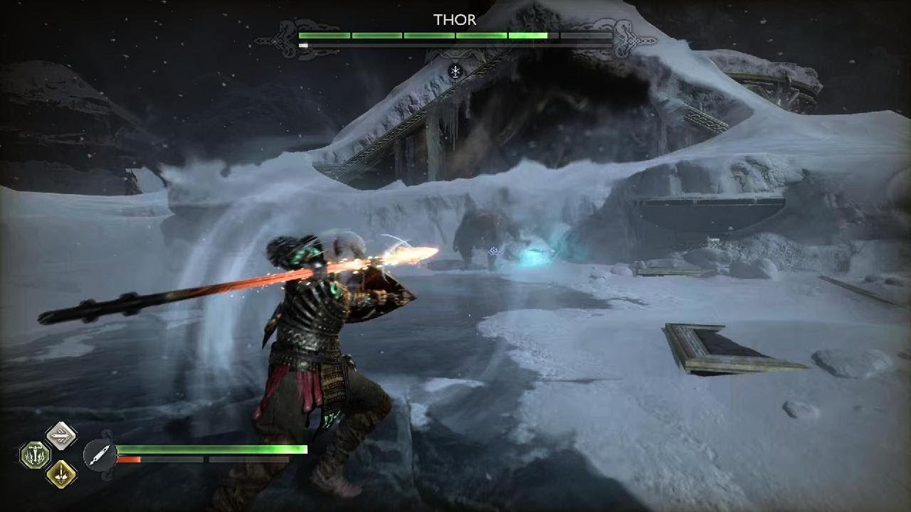 God of War Ragnarök Kratos berserker armor vs Thor ng+ GMGOW Part 3 ...