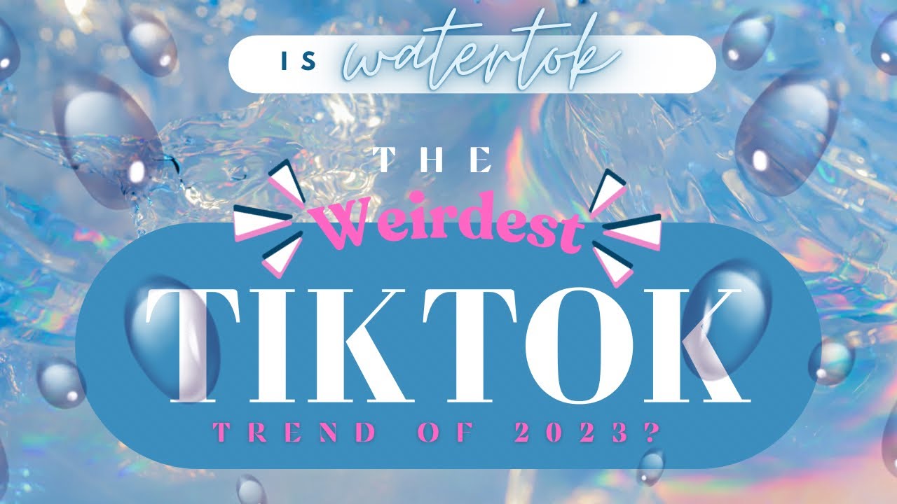 Trying Watertok Trend: NONE OF THESE WERE GOOD | weird tiktok trends of ...