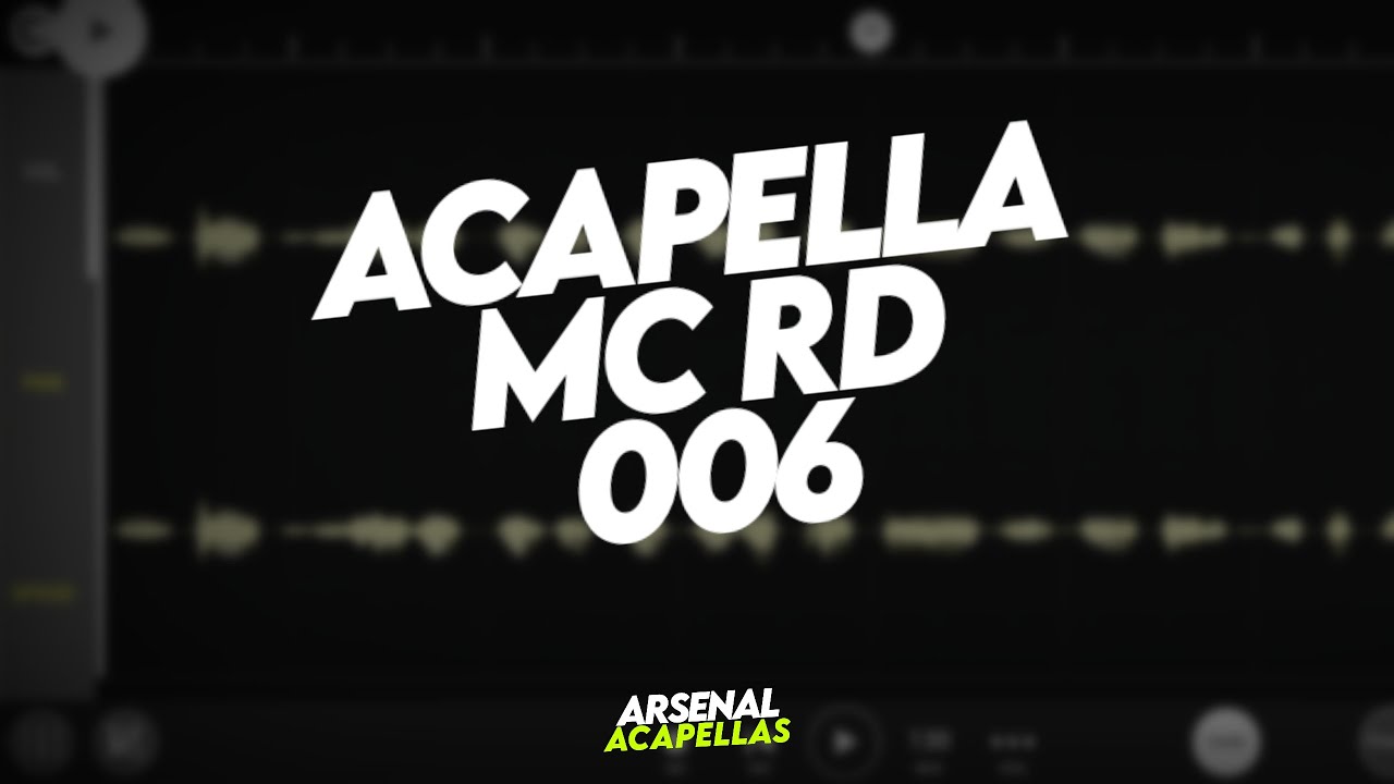 Acapella Mc Rd - Ei Calma Ai (Acapellas Para DJs) - YouTube